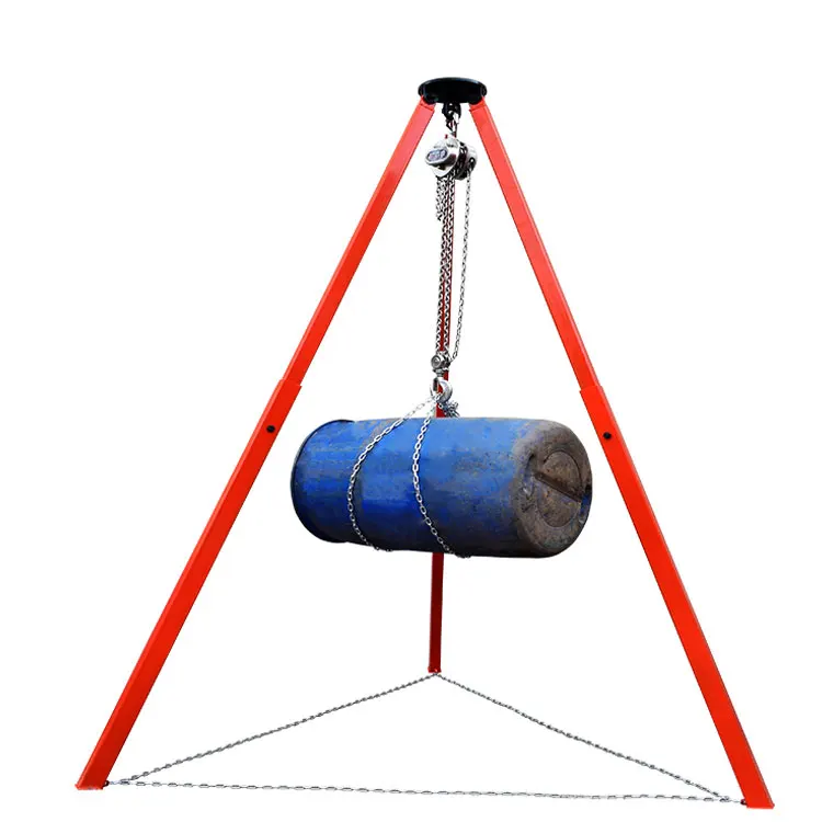 Lifting Tripod Simple Hoist Support Retractable Tripod Electric Hoist ...