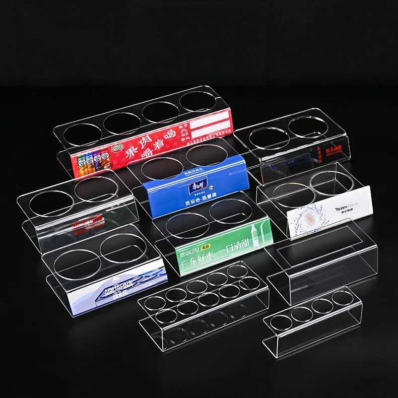 Supermarket Acrylic Mineral Water Bottle Display Stand Retail Store ...