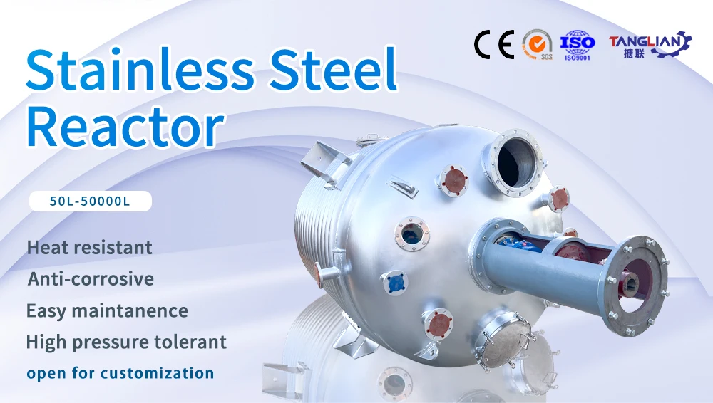 6500l Stainless Steel 316/304 Reactor Coil Heating Tubes Reactor - Buy ...