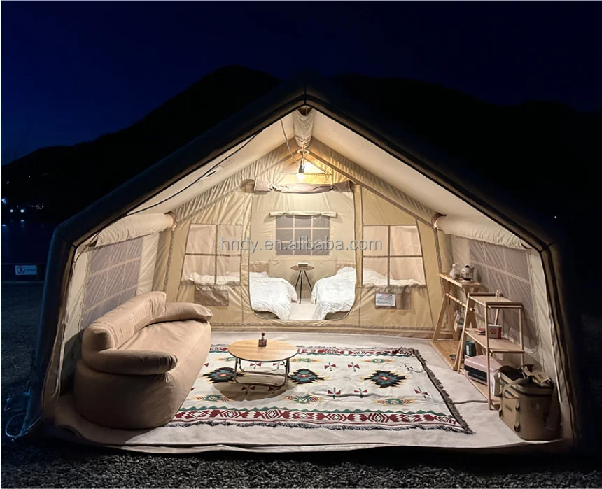 17.2 Inflatable Camping Tent - Durable & Waterproof
