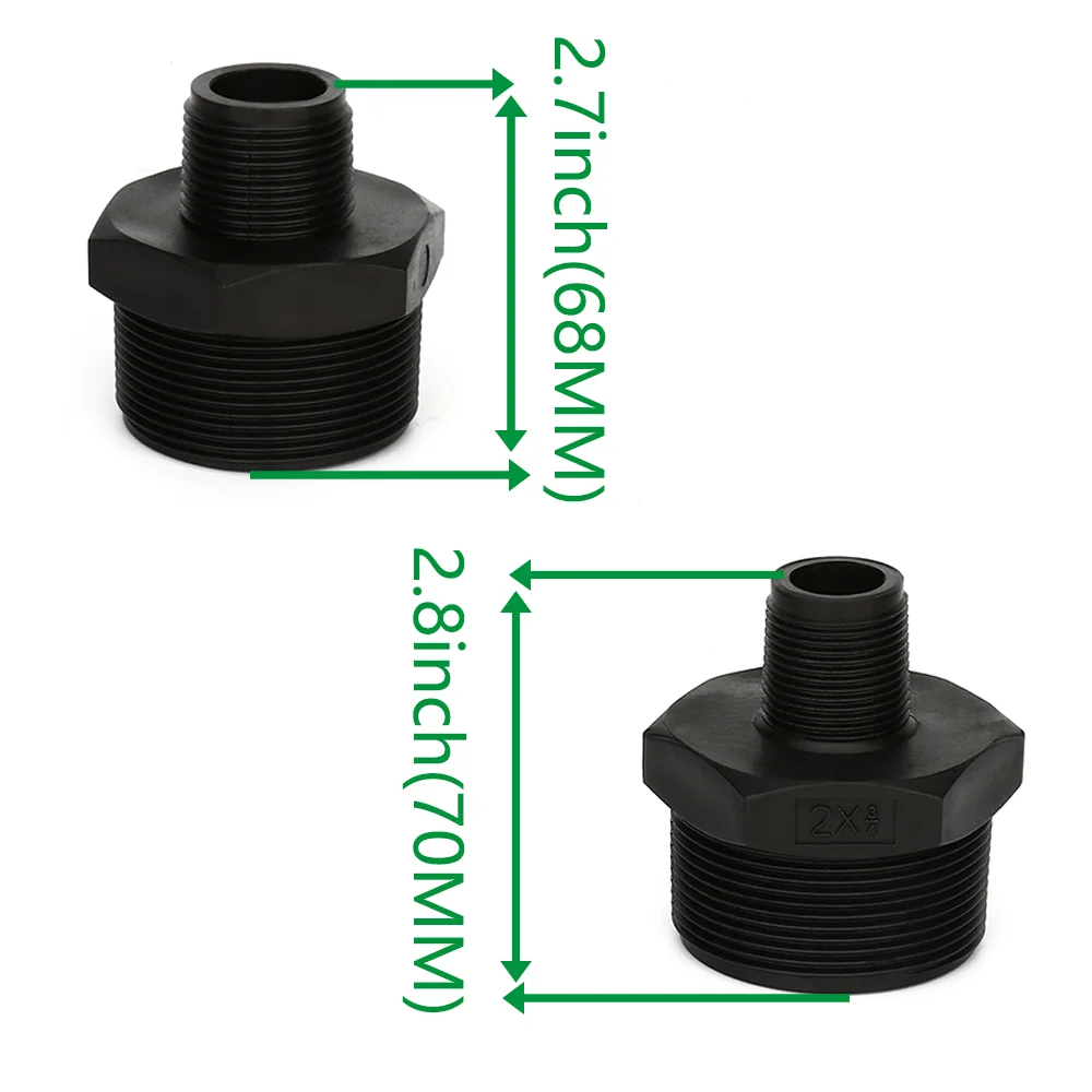 Ct Coupling Ibc Water Tank To 50mm X 25mm Hose Nipple Adaptor Fittings ...