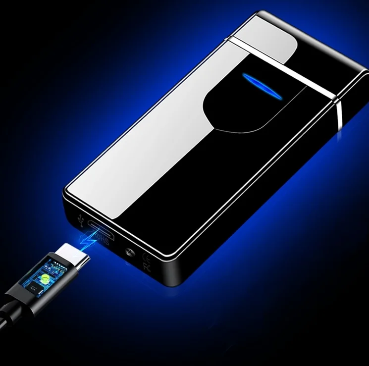 Ky 2024 Fingerprint Sensing Electric Lighter Cigarette Battery Charging ...