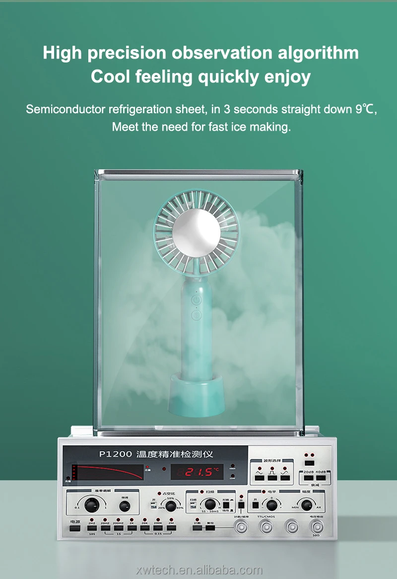 New Air Ice Cooling Hand-held Fan Usb Fan Mini Table Cooling Blower ...