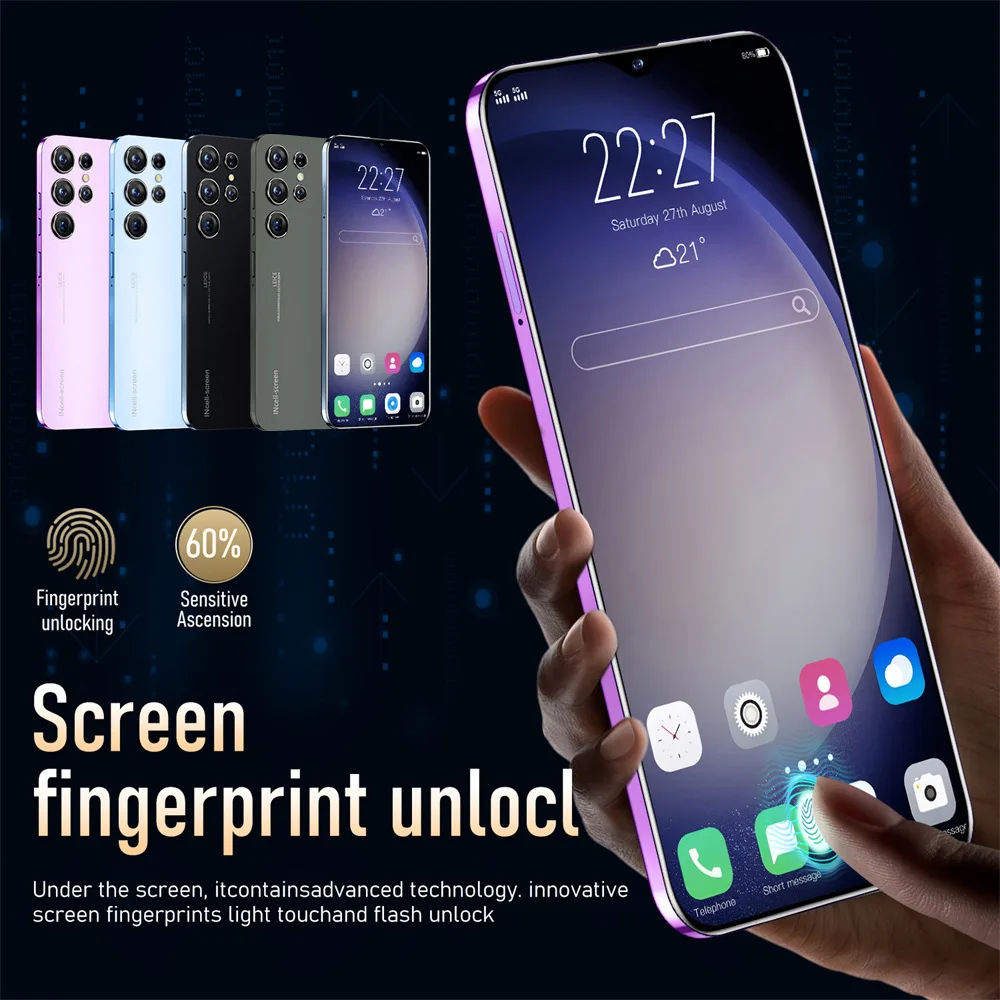 2024 Latest Smart 5g Smartphone Mobile Phone S23ultra Explosion Android ...
