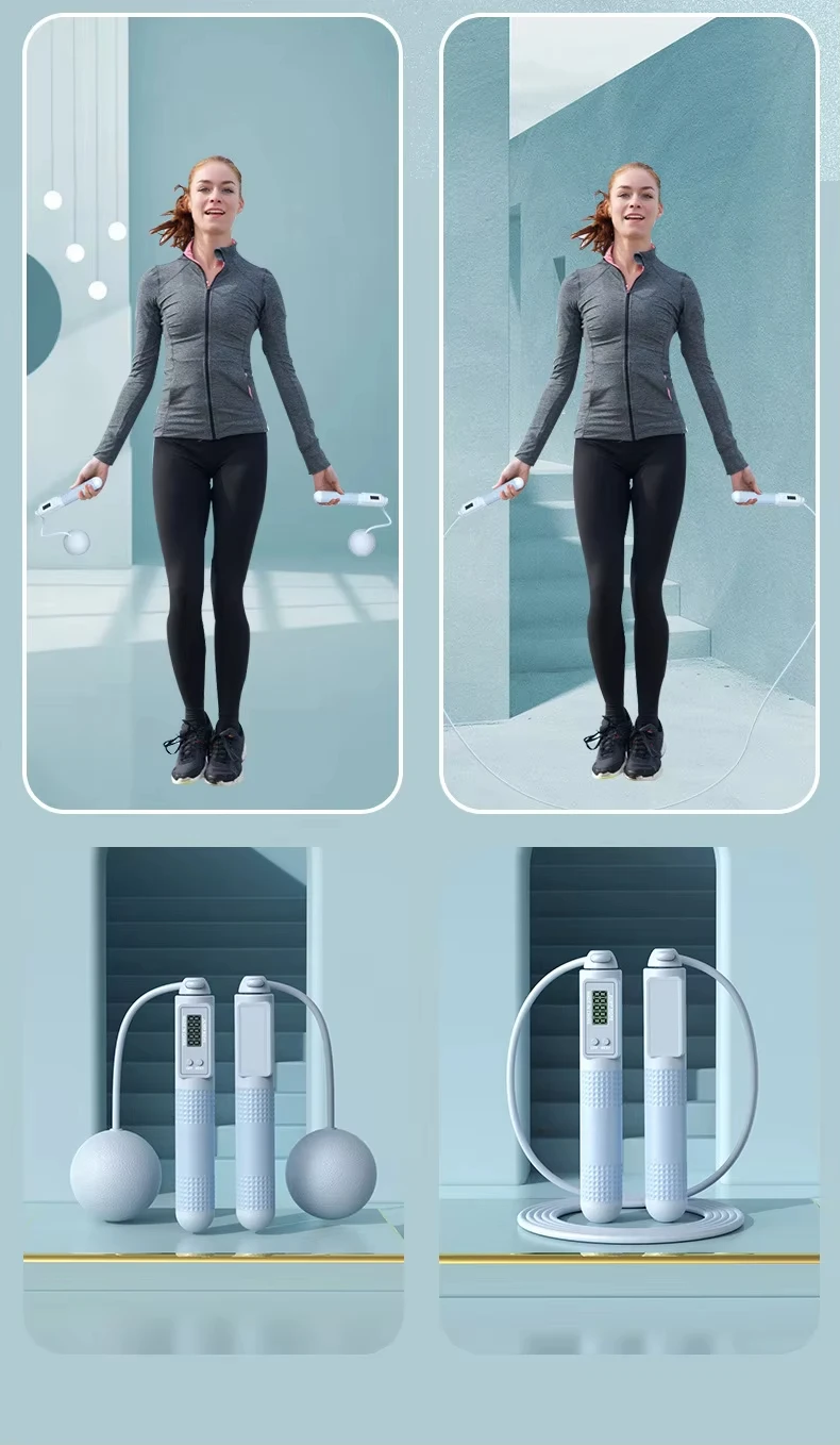 High Quality Smart Skipping Rope Adjustable ABS Counting for Exercise ...