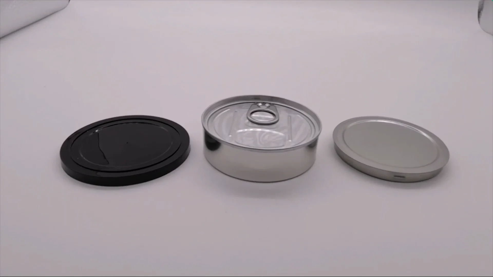 Ring Pull Lid Press Tin Can Box Container For Storage 3.5gram 100ml ...