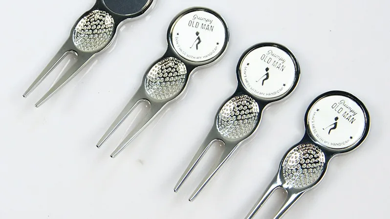 Custom Popular Golf Pitch Repair Tools Metal Divot Repair Tool - Buy ...