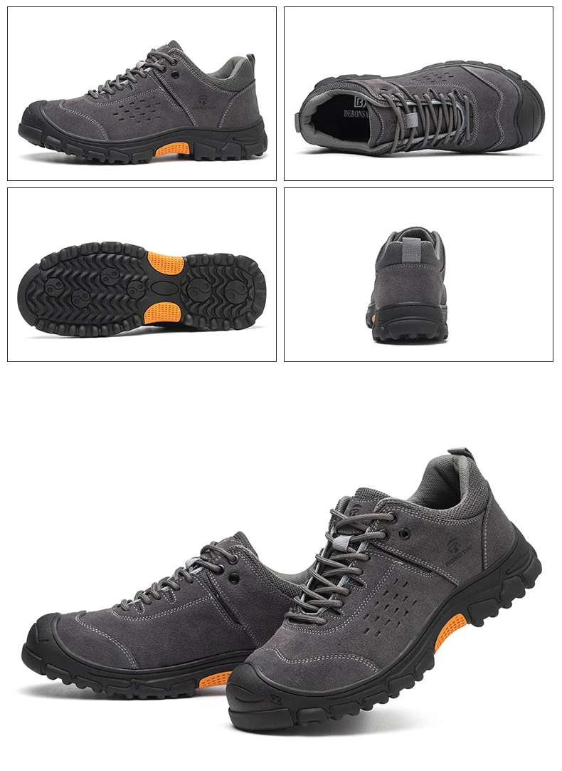 DEBONSAPT Steel Toe Work Safety Shoes - Lightweight & Durable