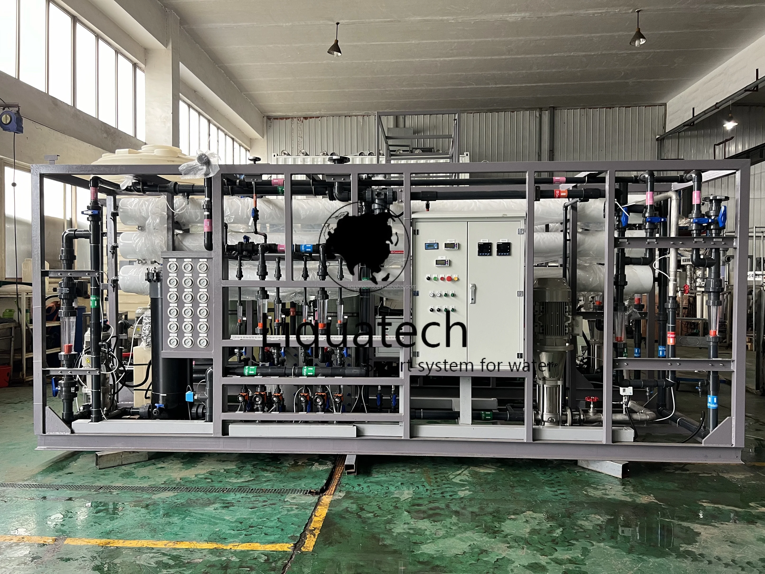 Modular SWRO Seawater Desalination Machine Ro System for Converting Sea ...