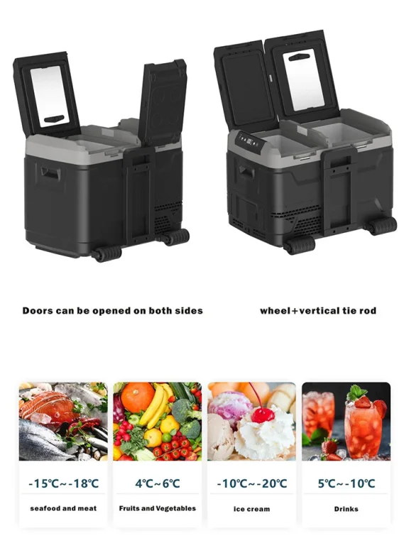 Portable Mini Fridge Electric Thermoelectric Cooler Warmer Box Car ...
