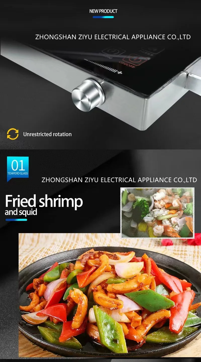 Hot Sale 3500w Silver Crest Black Electric Ceramic Stove Electric ...