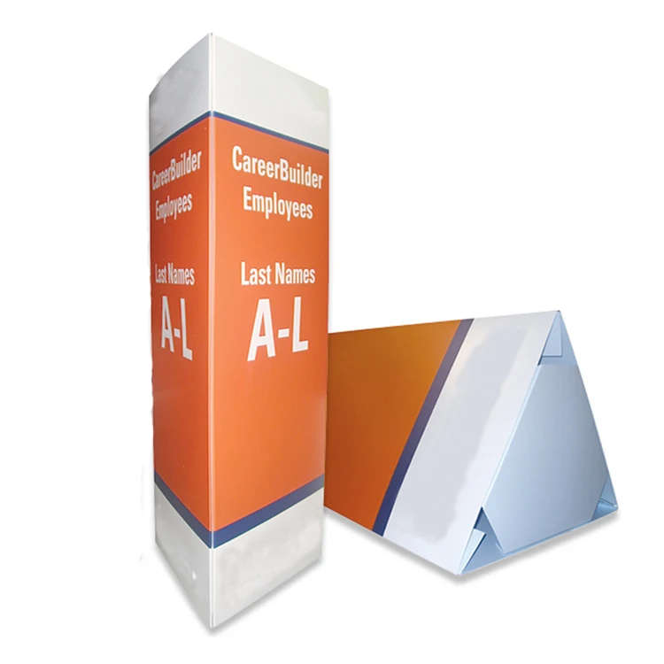 Triangle Shape Corflute Plastic Billboard - Seastar UV Printing