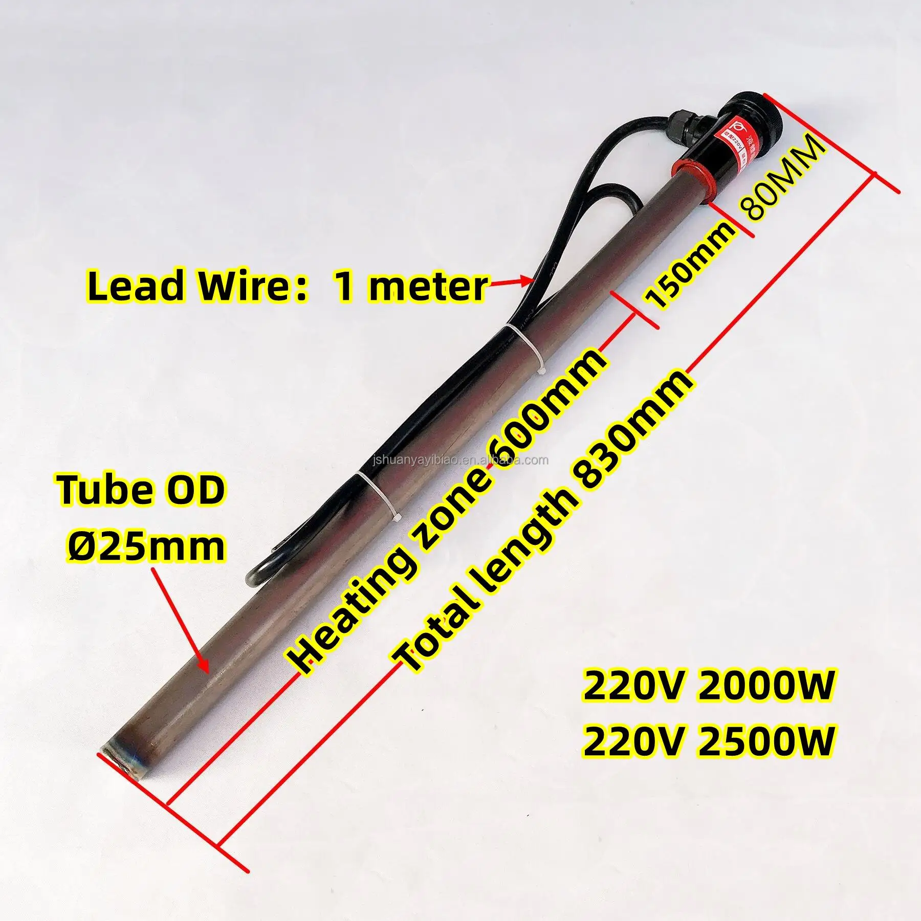 1500w 220v Titanium Immersion Heater - Durable & Efficient
