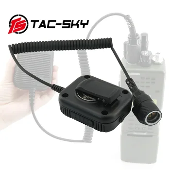 Ts Tac-sky Tactical An/prc 148 152 163 Ptt Adapter 6-pin Ptt Handheld ...