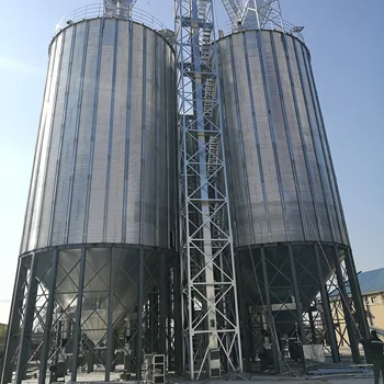 Farm Used 500 Tons Rice Husk Wheat Corn Maize Paddy Storage Grain Silos ...