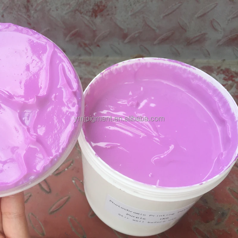Photochromic Light Sensitive Ink for Screen Printing