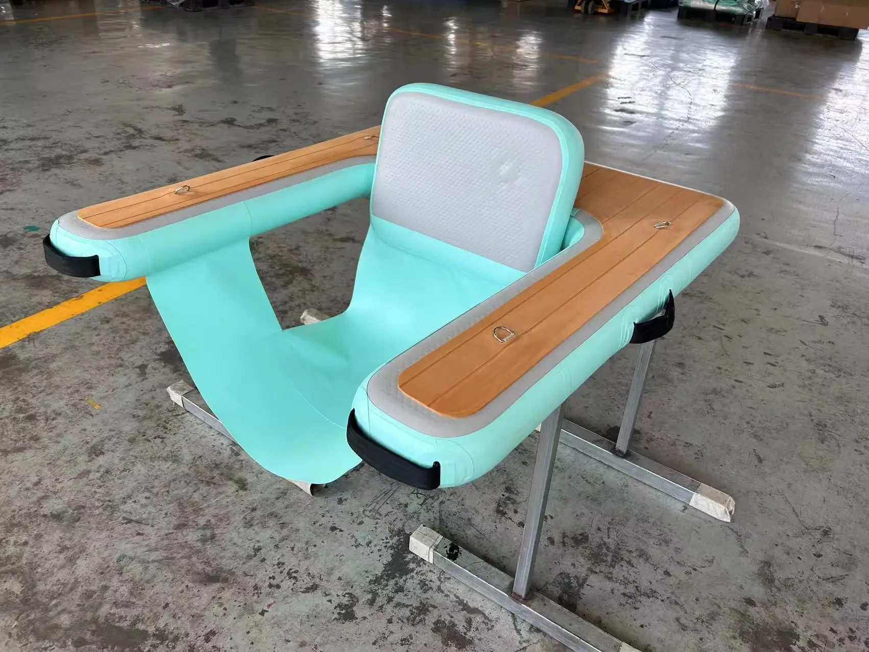 Water Play Dock Inflatable Raft DWF Boat Single Floating Row Bed for ...