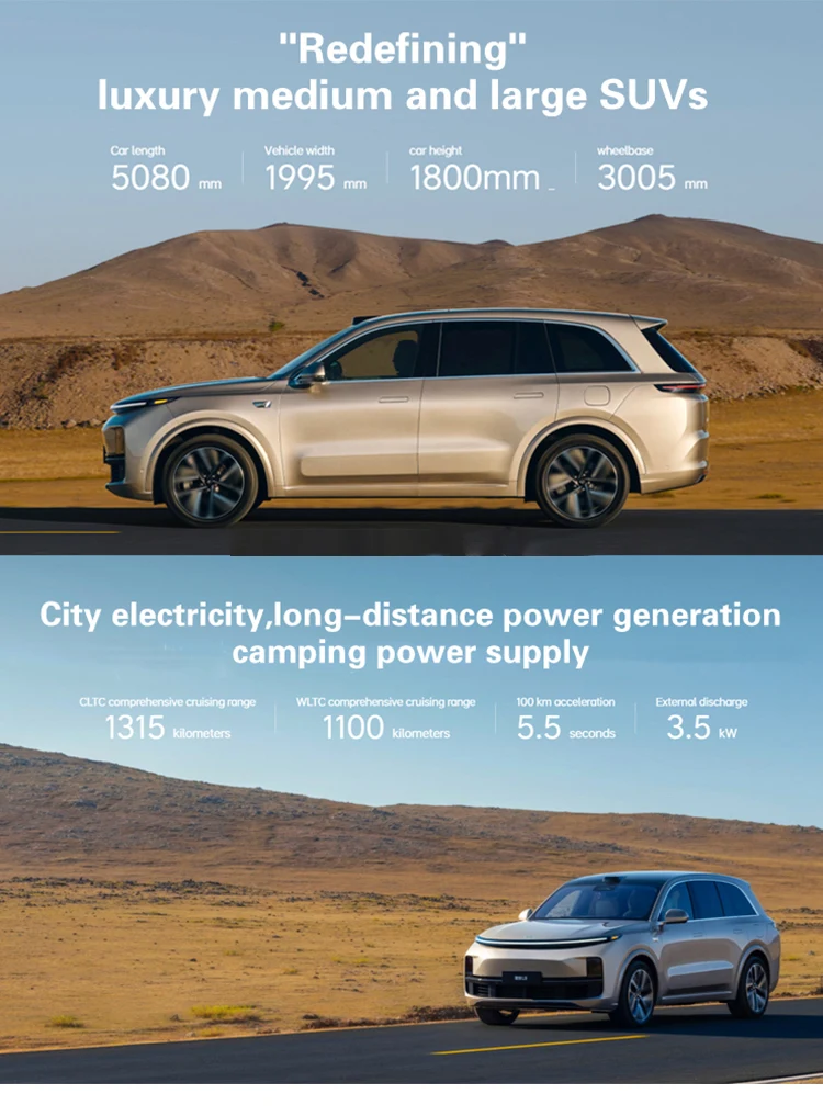 2023 Electric Vehicle Lixiang Lixiang Ideal Car L9 L8 L9 Pro Max Hybrid Suv 2023 Lixiang L9 L8 ...