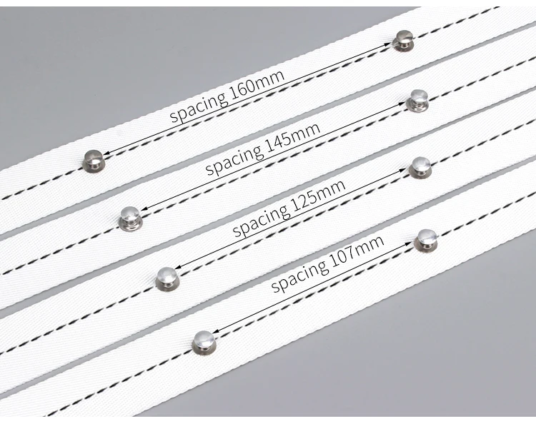 S Wave Curtain Header Tape - Ripple Fold Snap Track Rail