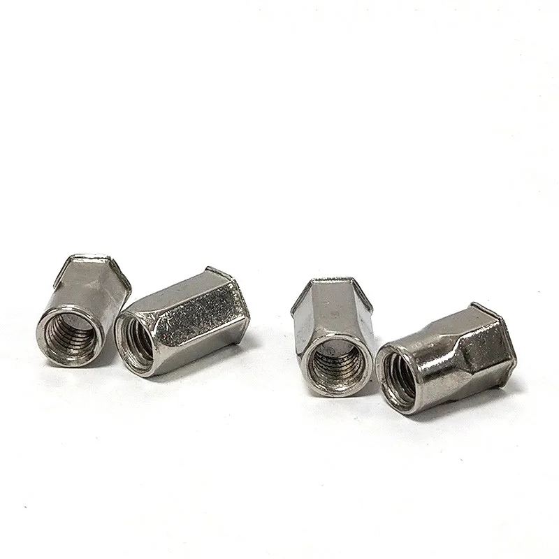 M4 - M12 Stainless Steel Half-hex Body Rivet Nut Semi Hex Body Rivet ...