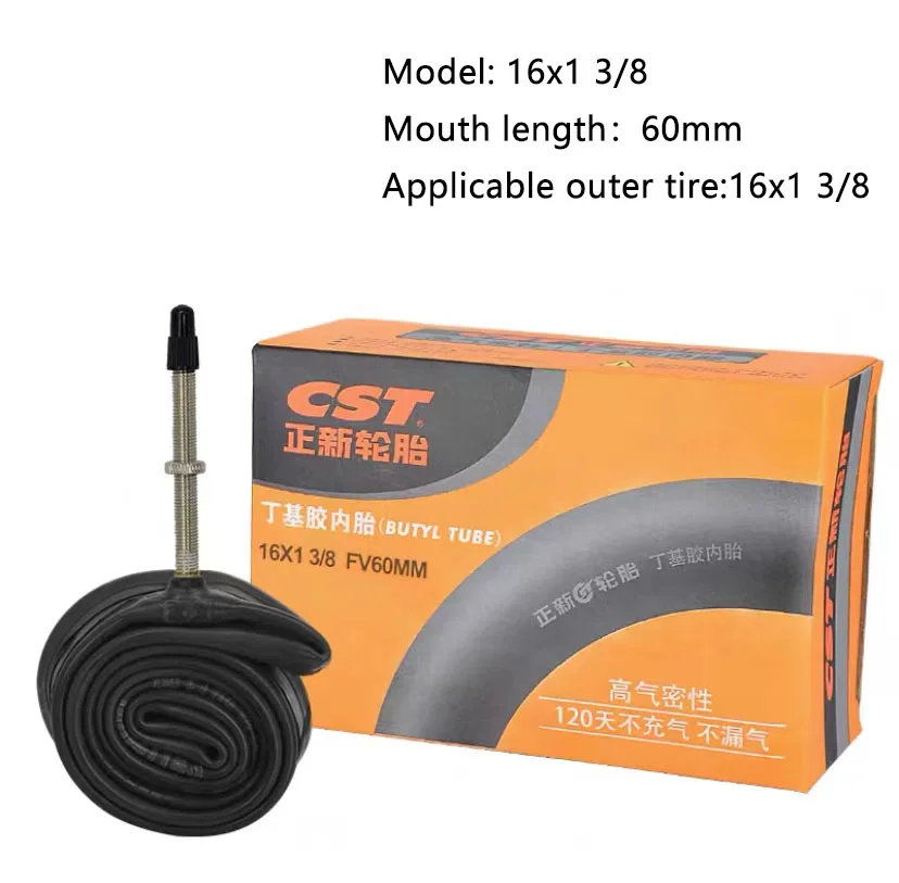 Bicycle Accessories Parts Cst 16 Inch Cycle Butyl Rubber Inner Tubes ...
