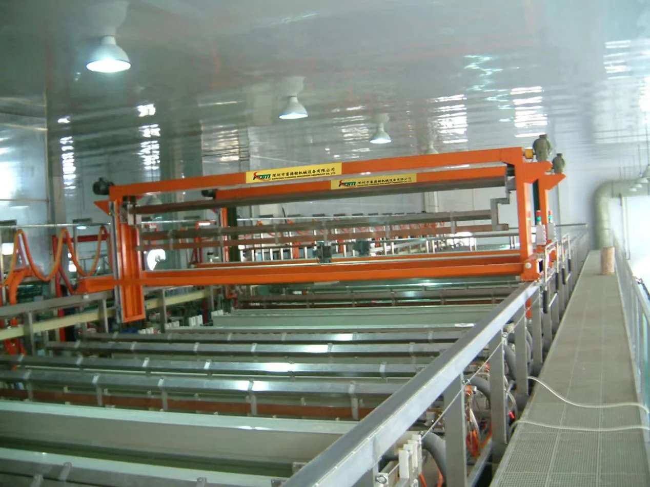 New Automatic Copper Plating Line for PCB Barrel Style Metal ...