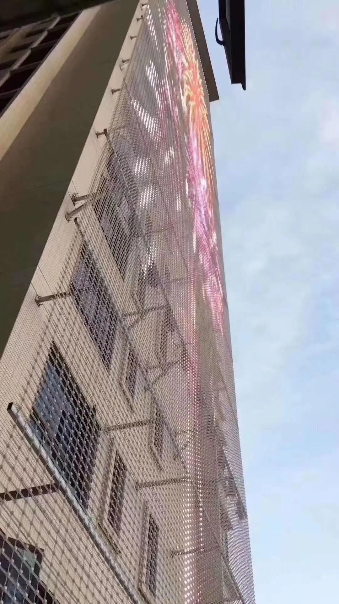 Outdoor LED Mesh Video Display - Waterproof & Durable