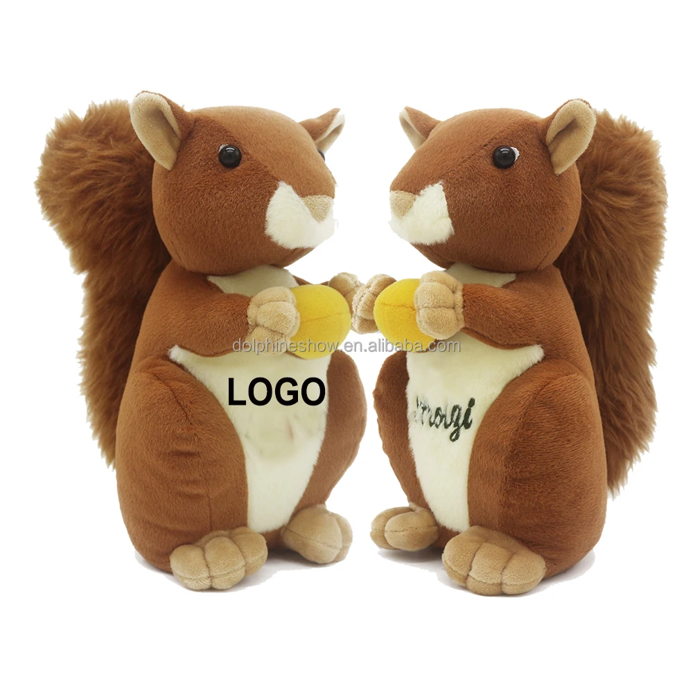 Customizable Stuffed Animal Squirrel - Perfect Promotional Gift