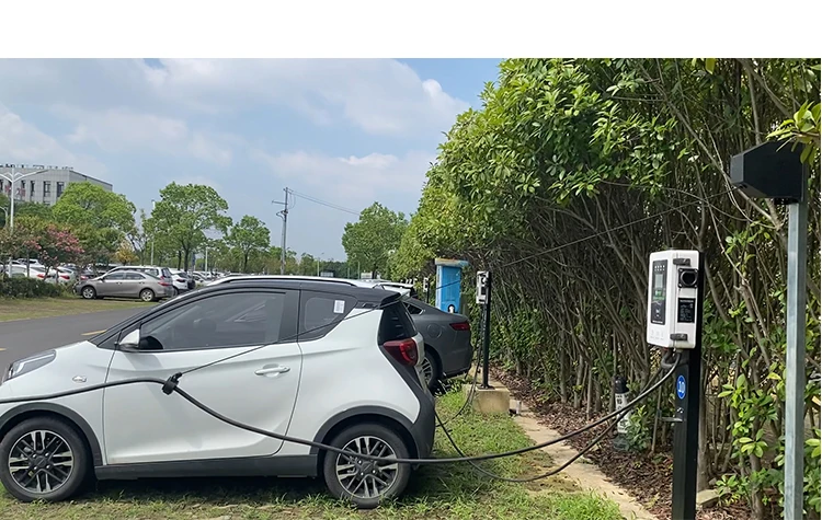 L2 7KW EV Charger Cable Management System Retractable Reel Spring ...