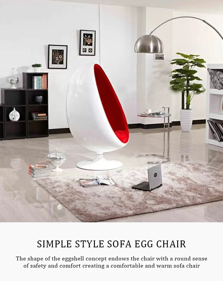 Direct Selling Fiberglass Pod Chair Nordic Comfortable Chair Standing ...