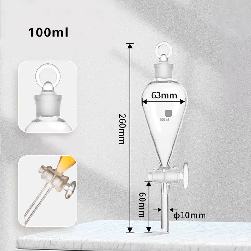 Laboratory glassware Laboratory glassware Borosilicate Separating ...
