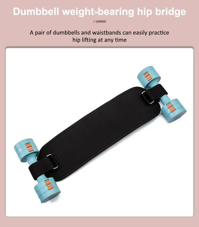 Adjustable Hip Training Squat Glute Bridge Pad Exercise Bands Hip ...