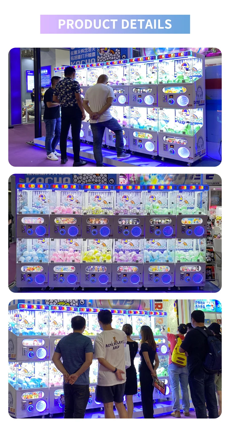 WANGERBAO Commercial Metallic Coin Pusher Custom Gacha Twisted Egg ...