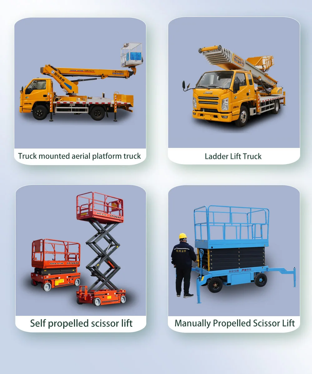 4-18m Rough Terrain Self Propelled Track Scissor Lift Mobile Hydraulic ...