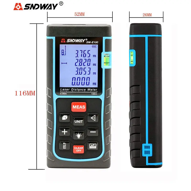 Oem Hk-22 1000m Digital Laser Distance Meter Laser Rangefinder Meter ...