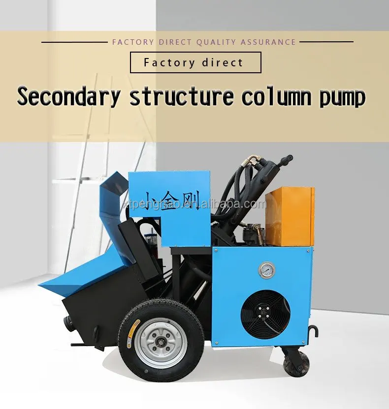 China Secondary Structure Column Pump Concrete Transfer Pump Output 7 ...
