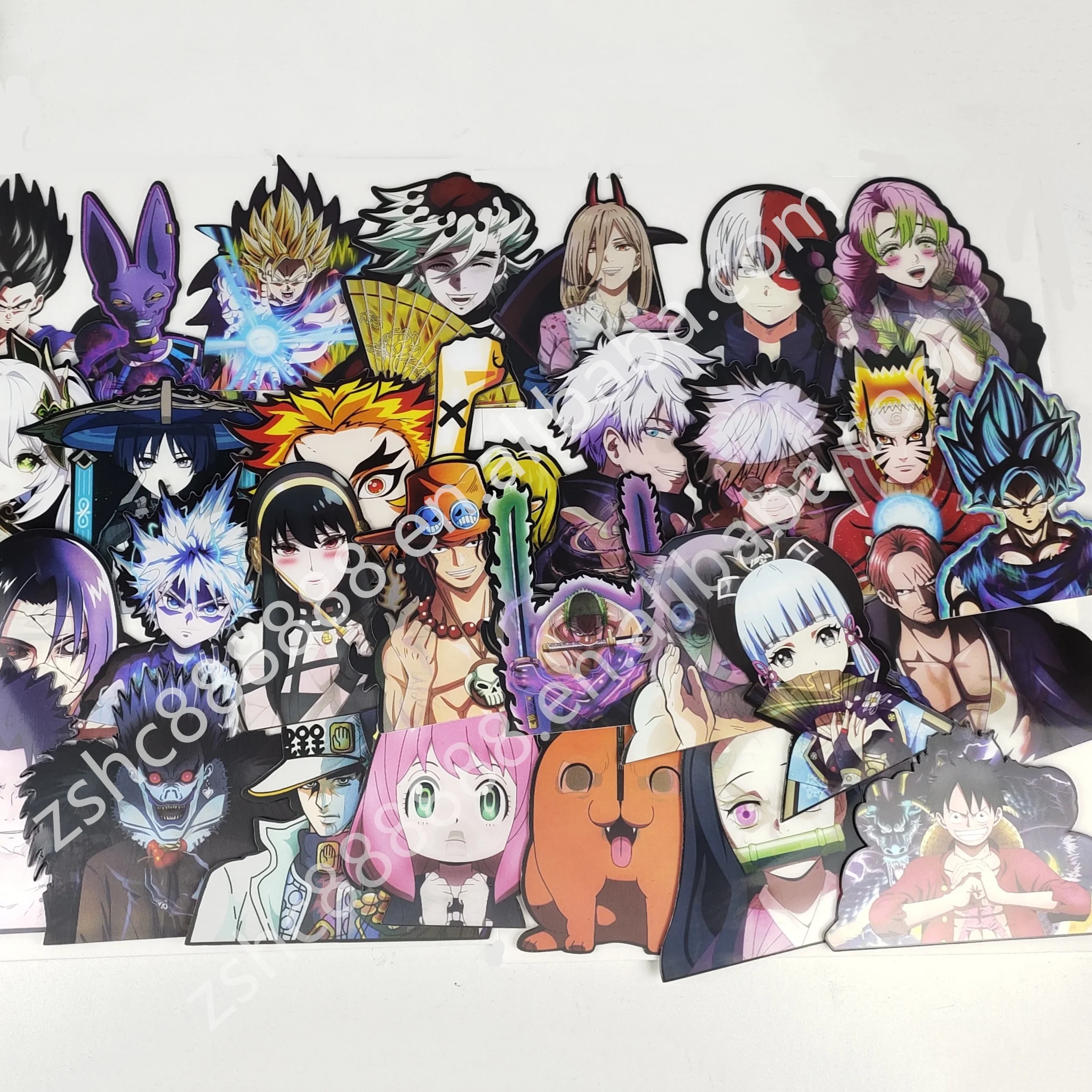 Anime 3D Stickers - Waterproof Decals for Cars & Laptops