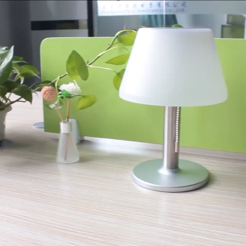 3 Lighting Modes Solar Table Lamp Outdoor Indoor Eye-caring Led ...