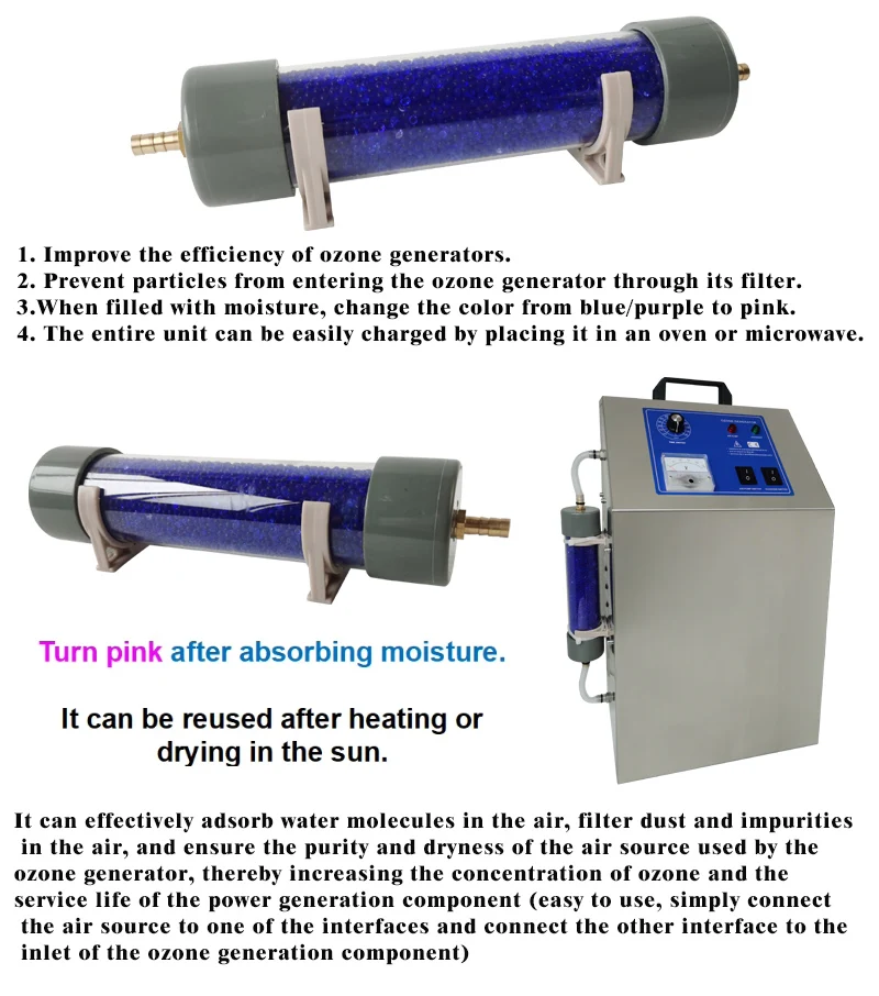 Water Molecule Filtration Air Desiccant Ozone Generator Drying Cylinder ...