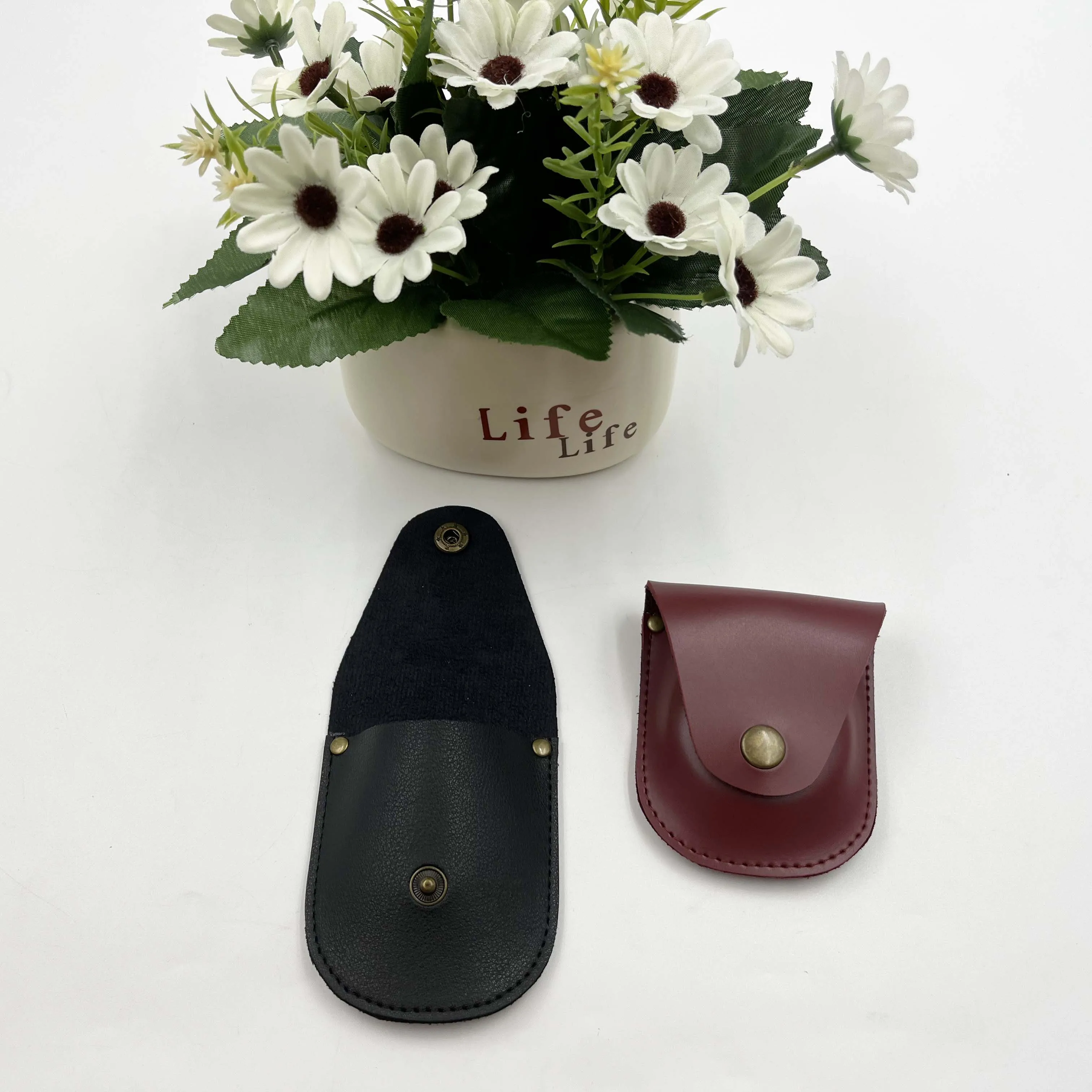 Leather Compass Case Vintage Sundial Compass Leather Pocket Case for ...