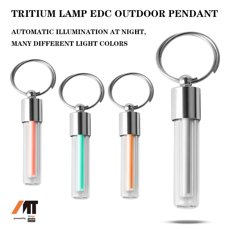Environmental Protection Flashinlight Keychain - Tritium Tube