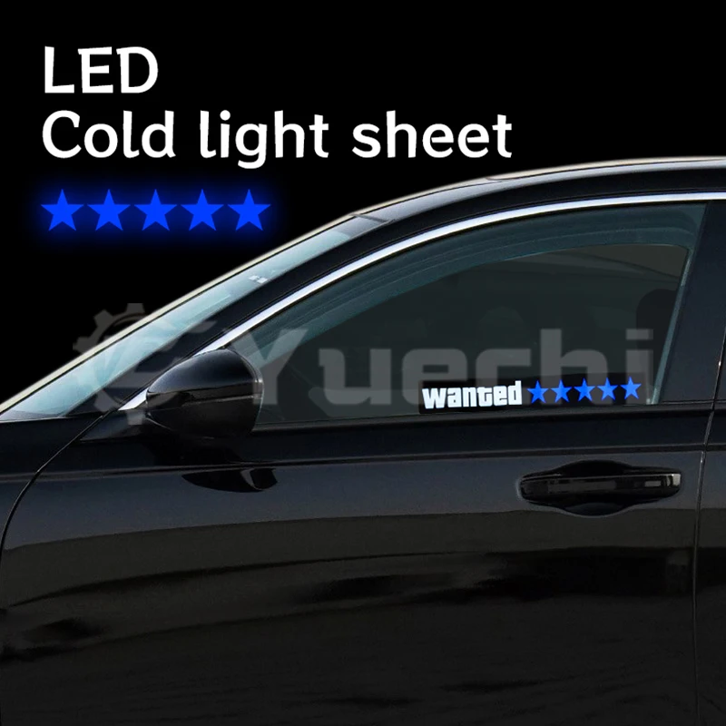 Car Window Stickers Jdm Deco Glow Panel Electric Light Up Illuminated ...