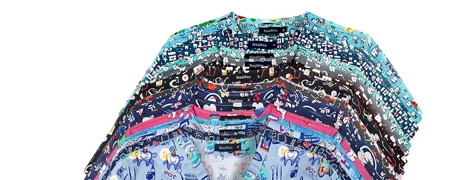 Custom Scrubs Hospital Uniforms Medic Scrubs Nurse Short Sleeve Top ...