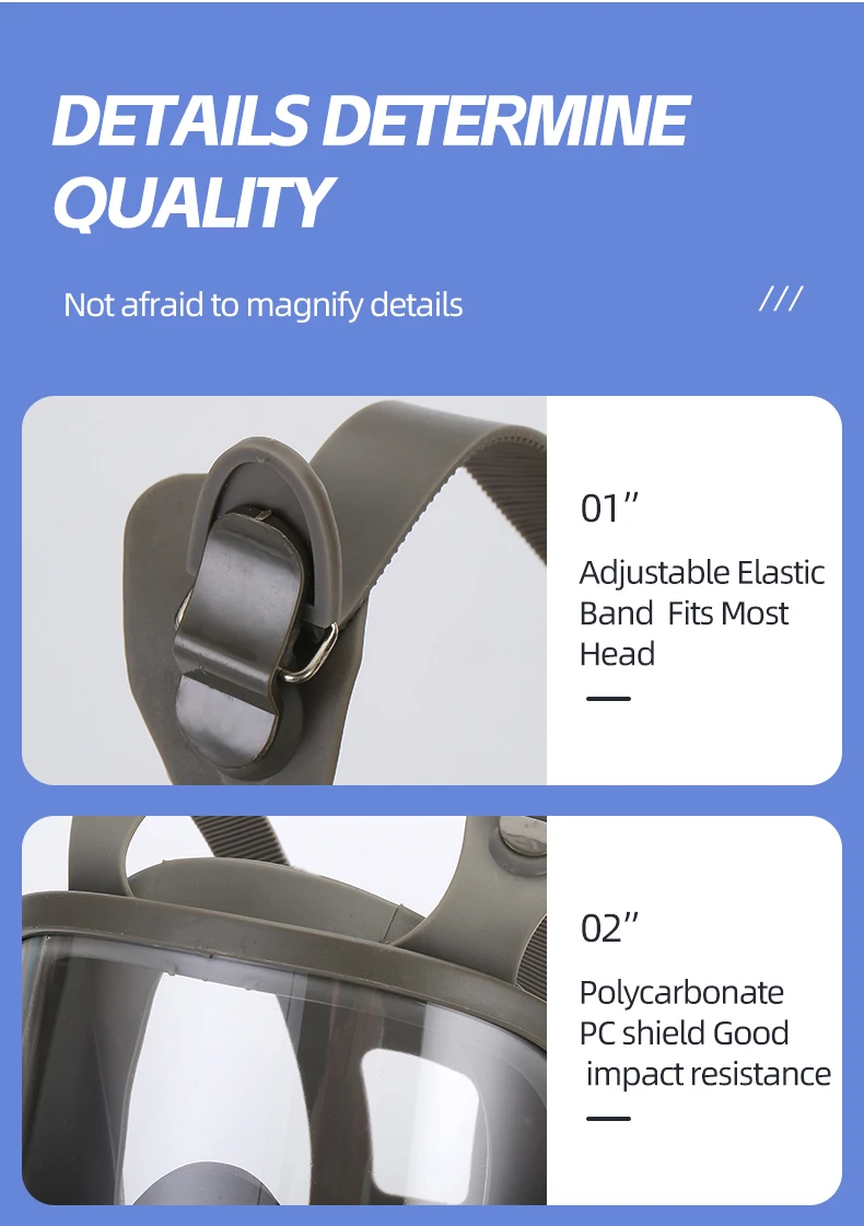 Full-faced Respirator Gas Mask 6800 - Safety & Protection