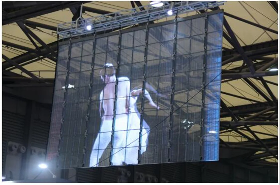 60% Transparency High Resolution Transparent Digital Led Screen Panel ...