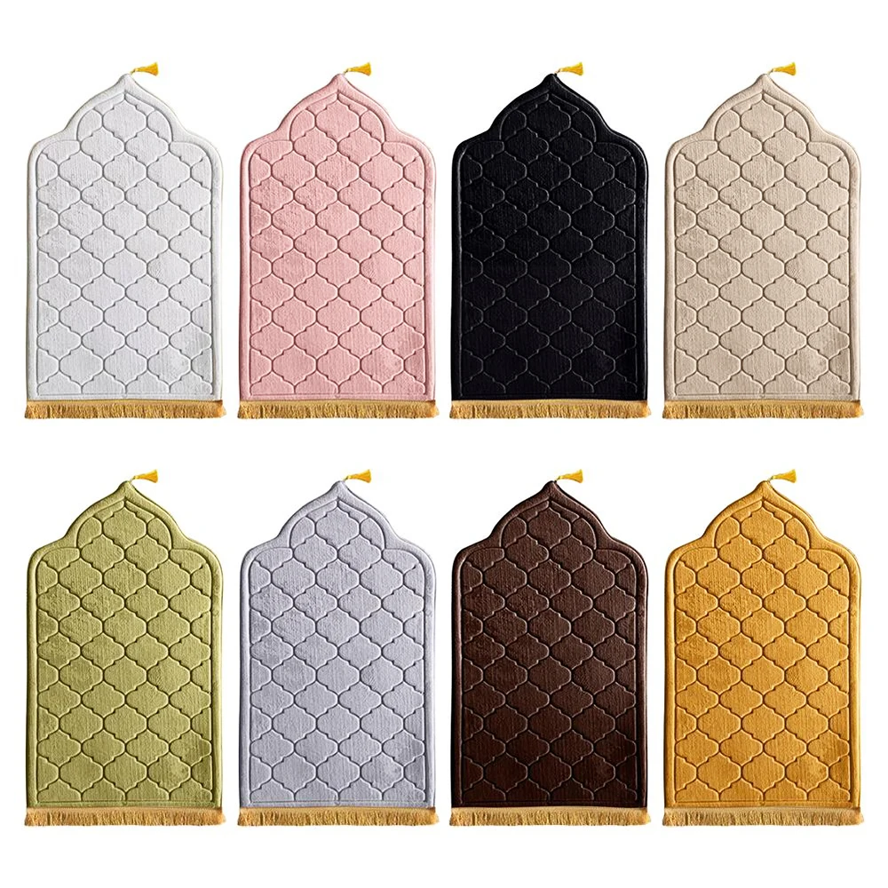 Muslim Prayer Mat Thick Prayer Mat Polyester Convenient Prayer Washable ...