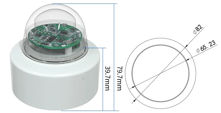 RS485 Pulse Output Rain Sensor for Automated Weather Stations