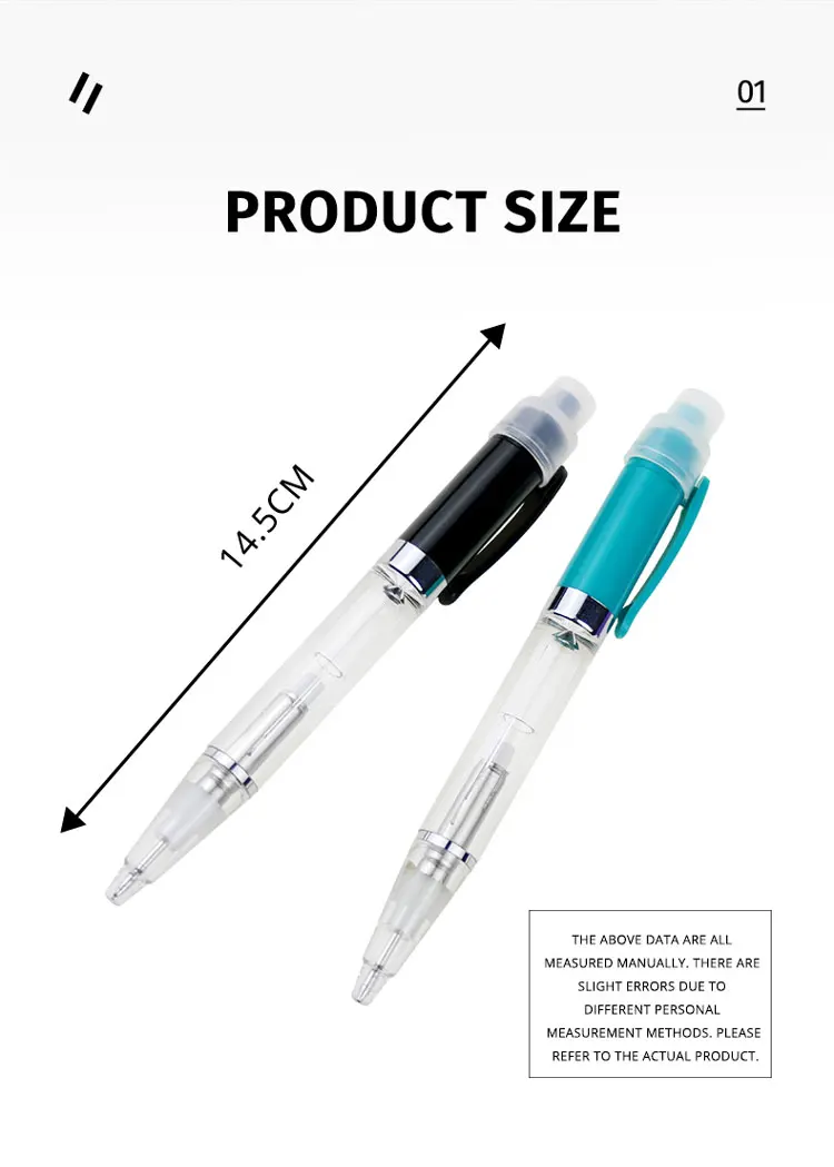 BECOL Wholesale Creative Lighted Tip Pen Novelty Flashlight Writing ...