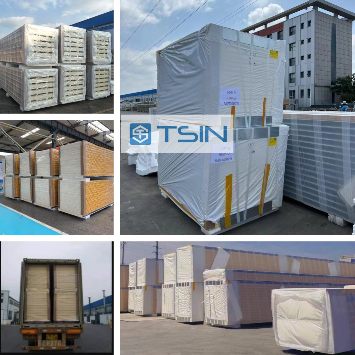 Sandwich Panel Cladding Steel Structure Warehouse Design and ...