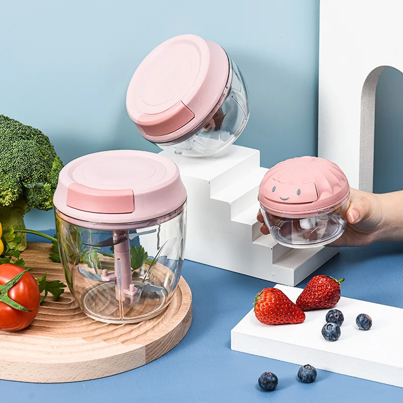Manual Hand Blender Vegetable Chopper Powerful Hand Held Chopper to ...